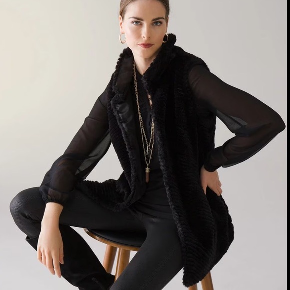 Anthropologie | Jackets & Coats | Reversible Fur Vest | Poshmark